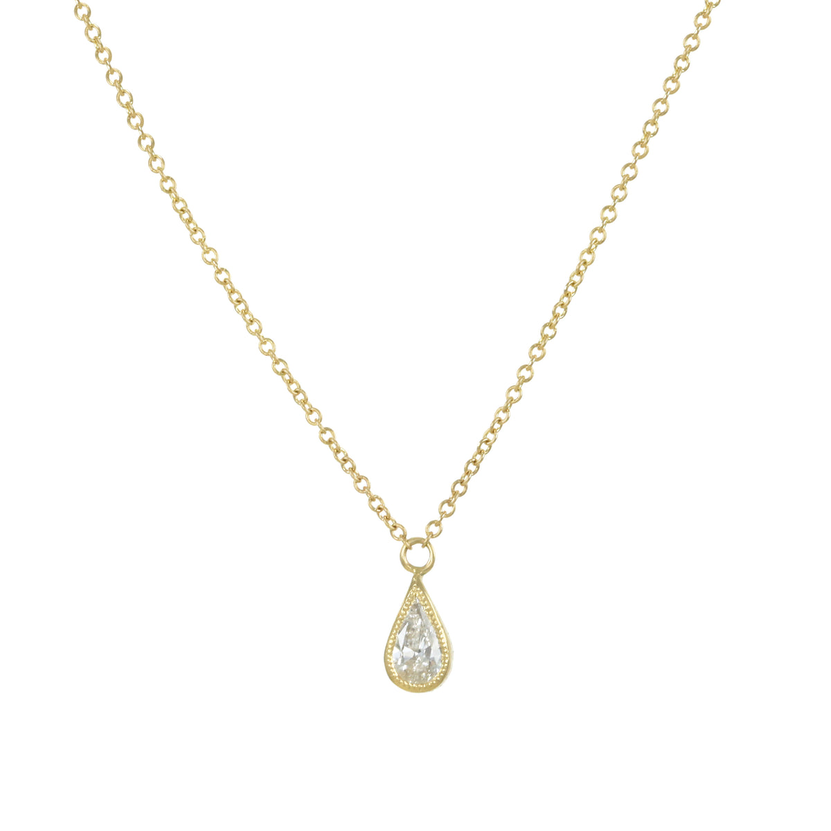 Jen Leddy Pear Shape Diamond Necklace – Benold's Jewelers