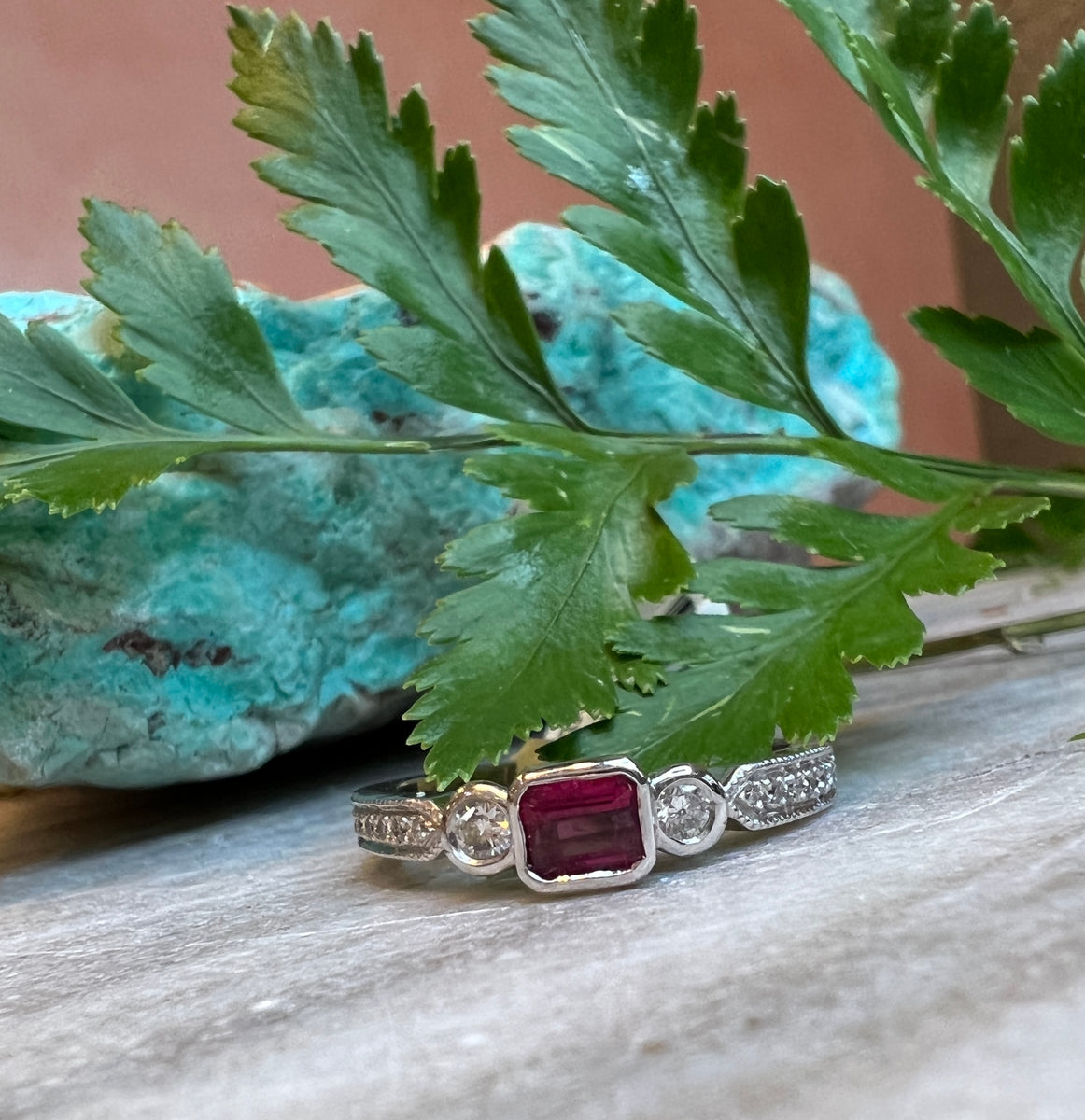 Just Jules Ruby and Diamond Ring – Benold's Jewelers